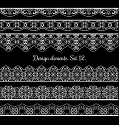 Floral design elements Royalty Free Vector Image