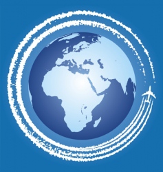 Jet trail Royalty Free Vector Image - VectorStock