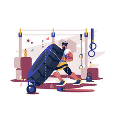 Sport inspiring workout and fitness gym motivation