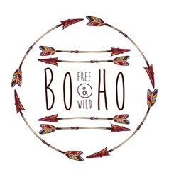 Boho style Royalty Free Vector Image - VectorStock