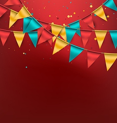 Festive Bunting Background Royalty Free Vector Image