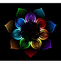 Purple lotus Royalty Free Vector Image - VectorStock