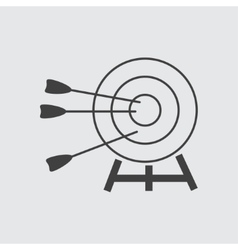 Target amd arrow icon Royalty Free Vector Image