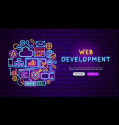 Email address neon sign Royalty Free Vector Image
