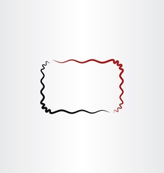 Label frame border design Royalty Free Vector Image