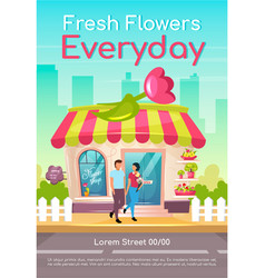 Everyday is a fresh start motivational poster Vector Image