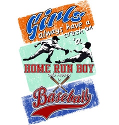 Baseball home Royalty Free Vector Image - VectorStock