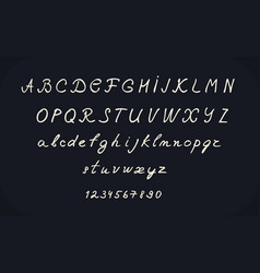 Retro alphabet Royalty Free Vector Image - VectorStock