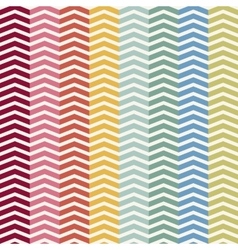 Seamless chevron pattern on linen texture Vector Image