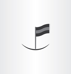 Simple flag isolated Royalty Free Vector Image