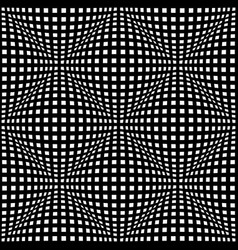 Seamless op art geometric pattern Royalty Free Vector Image
