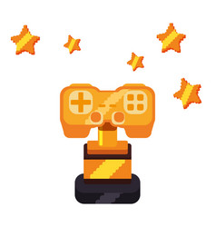 Modern joystick icon for video game control Vector Image