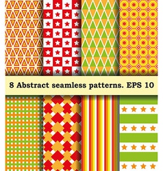 Seamless patterns with fabric texture Royalty Free Vector