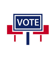 Vote word philippines flag election Royalty Free Vector