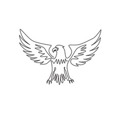 Blue eagle Royalty Free Vector Image - VectorStock