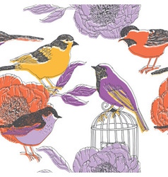 Pastel collage patterns Royalty Free Vector Image