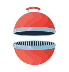 Red grill design Royalty Free Vector Image - VectorStock