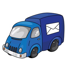 Post car Royalty Free Vector Image - VectorStock