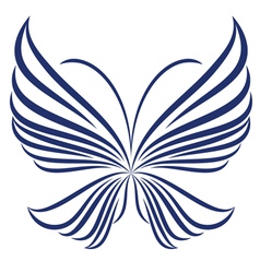 Abstract butterfly Royalty Free Vector Image - VectorStock