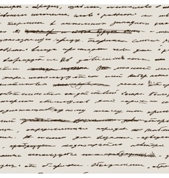 Handwriting seamless background Royalty Free Vector Image