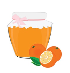 Orange jam Royalty Free Vector Image - VectorStock