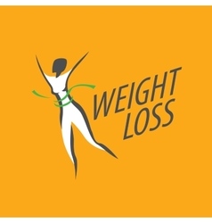 Weight loss logo Royalty Free Vector Image - VectorStock