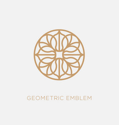 Geometric logo Royalty Free Vector Image - VectorStock