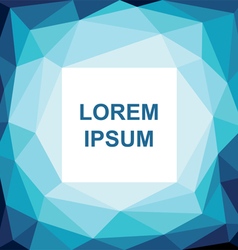 Winter triangle pattern background Royalty Free Vector Image