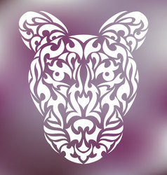 Tribal leopard Royalty Free Vector Image - VectorStock