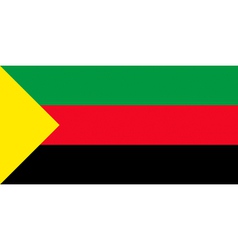 Flag state azawad Royalty Free Vector Image - VectorStock