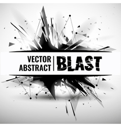 An abstract explosion Royalty Free Vector Image
