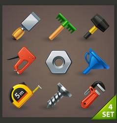 Tools icon set-4 Royalty Free Vector Image - VectorStock