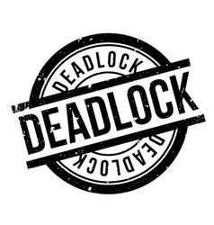 Deadlock rubber stamp Royalty Free Vector Image