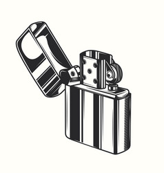 Lighter logo graphic design template Royalty Free Vector