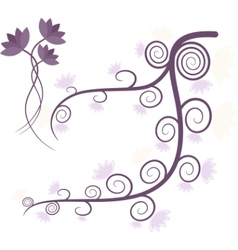 Purple tree Royalty Free Vector Image - VectorStock