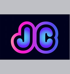 Alphabet letter jp j p combination for logo Vector Image