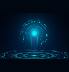 Futuristic future technology Royalty Free Vector Image