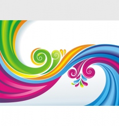 Abstract 3d circle rings background Royalty Free Vector