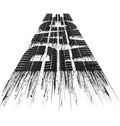 Circle track perspective Royalty Free Vector Image