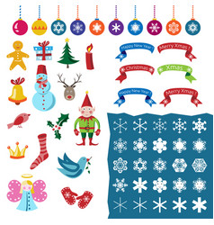 Funny collection of christmas trees Royalty Free Vector