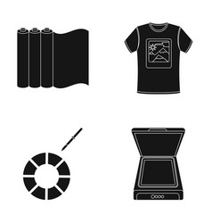 Scanner color palette and other equipment Vector Image