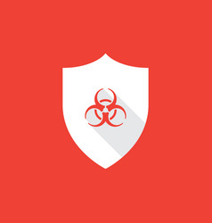 Biohazard sign isolated Royalty Free Vector Image