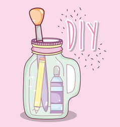 Do it yourself cartoons Royalty Free Vector Image