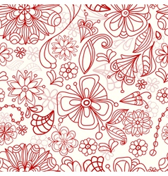 Seamless floral ornament Royalty Free Vector Image