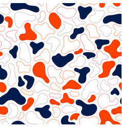 Fluid liquid flow shapes pattern geometric Vector Image