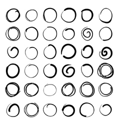 Hand-drawn banner scribble vintage scroll Vector Image