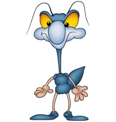 Blue ant Royalty Free Vector Image - VectorStock