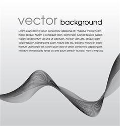 Abstract black wave design element Royalty Free Vector Image