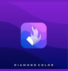 Blood diamond Royalty Free Vector Image - VectorStock