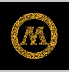 Different words for letter M Royalty Free Vector Image